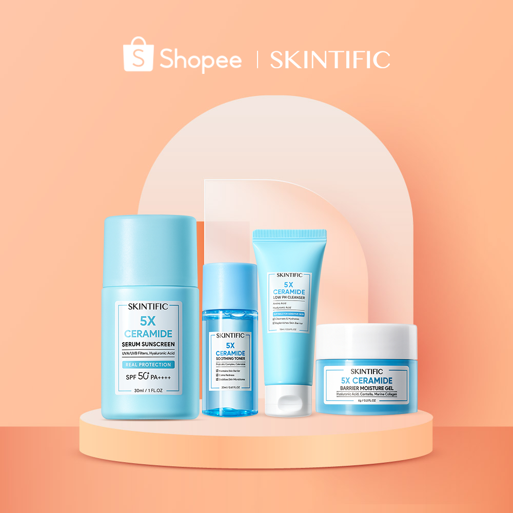 [SKINTIFIC x Shopee] SKINTIFIC 5X Ceramide BRAND BOX Worth $64 | Shopee ...