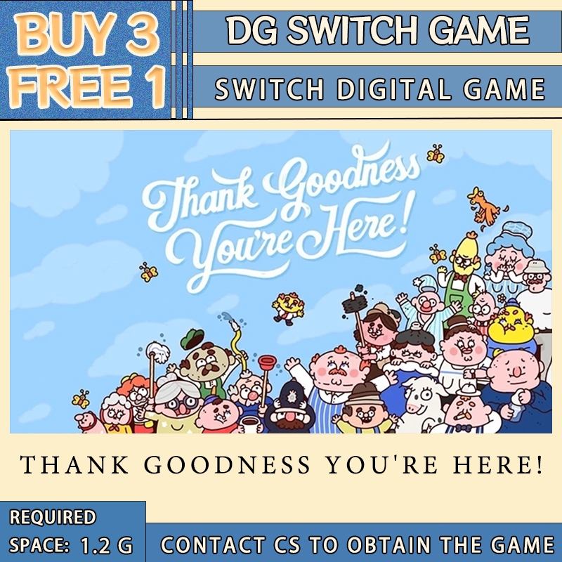 Thank Goodness You're Here! Nintendo Switch Digital Game （BUY 3 FREE 1 ...