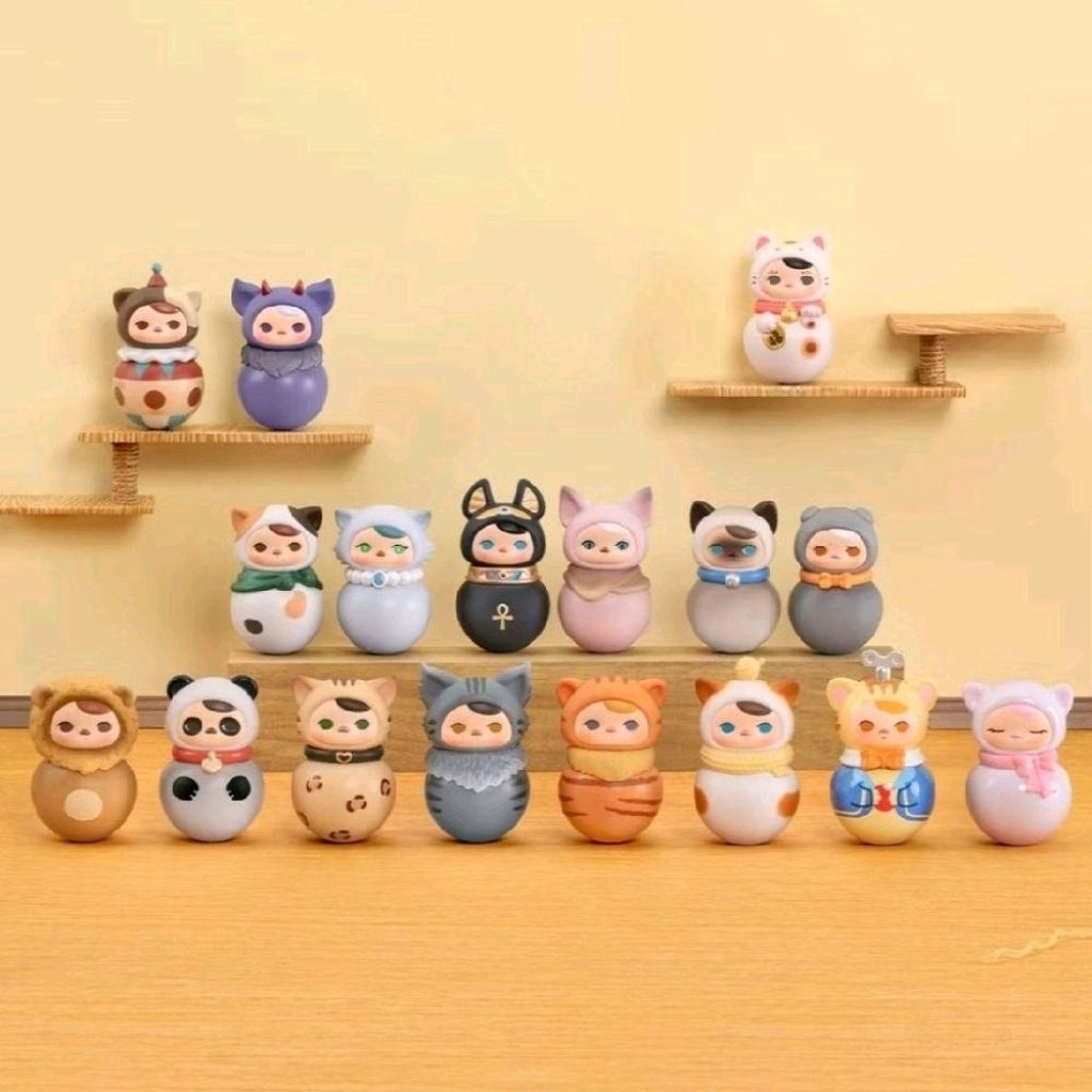 🇸🇬 Authentic Pop Mart Popmart Blind Box Pucky Roly Poly Kitten Cat ...