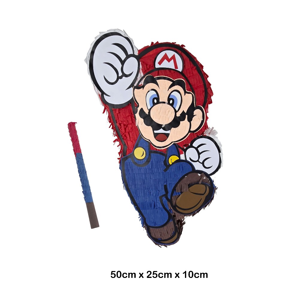 Super Mario Party Smash Pinata (50cm x 25cm x 10cm) (Comes With Pinata ...