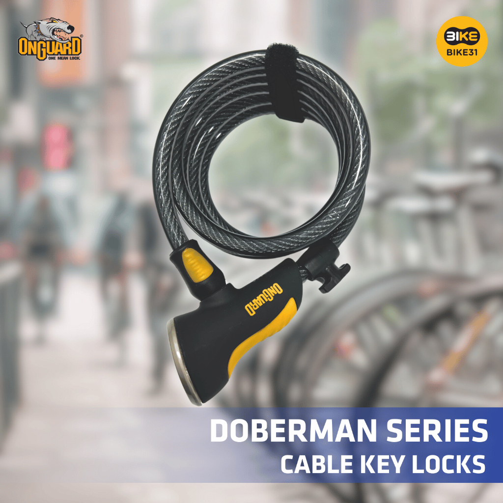 OnGuard Doberman Series Cable Key Locks (8028/8029) | Shopee Singapore