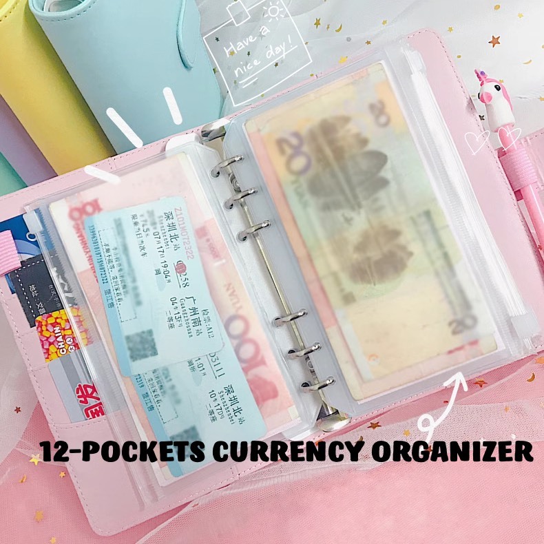 [SG IN STOCK] 12-Pockets Currency Organizer | Foreign Notes Money ...