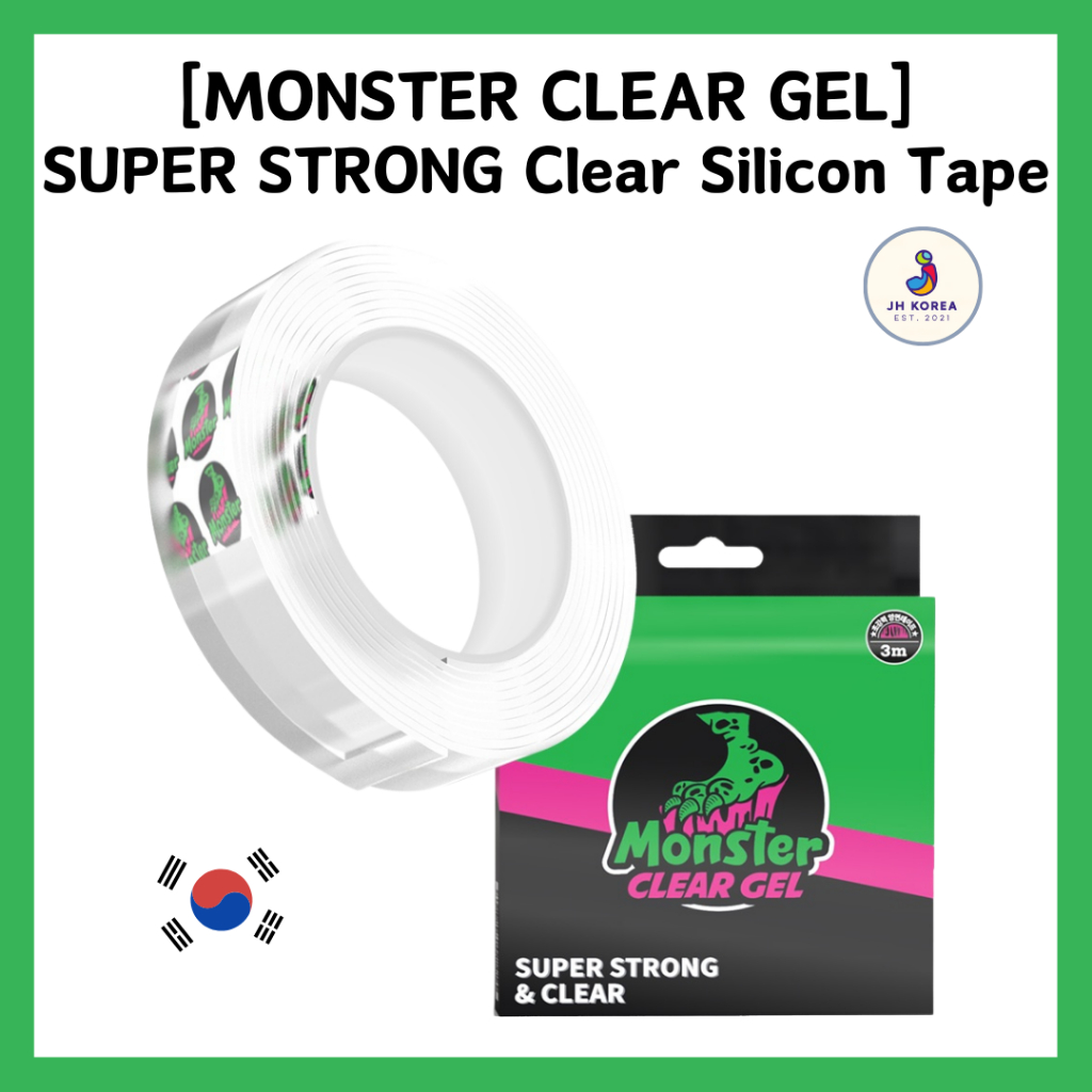 [MONSTER CLEAR GEL] SUPER STRONG Clear Silicon Tape | Shopee Singapore