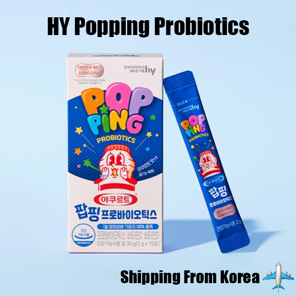 [Hankuk Yakult] Popping Probiotics 30g(2g*15T) Lactobacillus / Vitamin C / Vitamin D / Korean ...