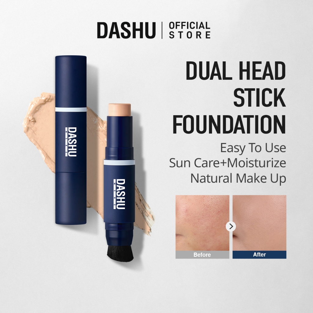 [DASHU] Mens Multi Cover Stick Foundation 01 Light Beige/02 Neutral ...