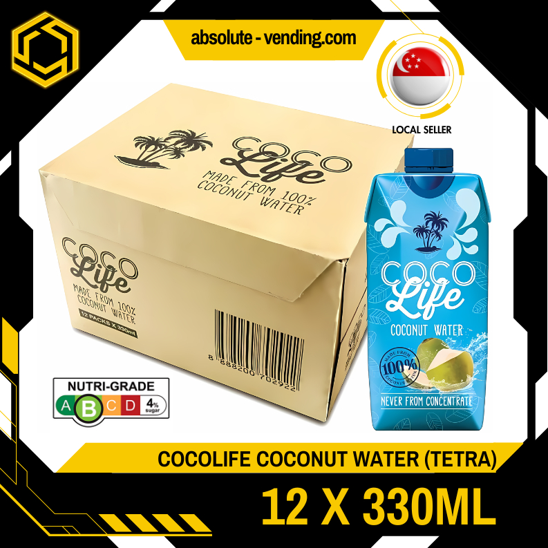 COCOLIFE Coconut Water 330ML X 12 (TETRA) | Shopee Singapore