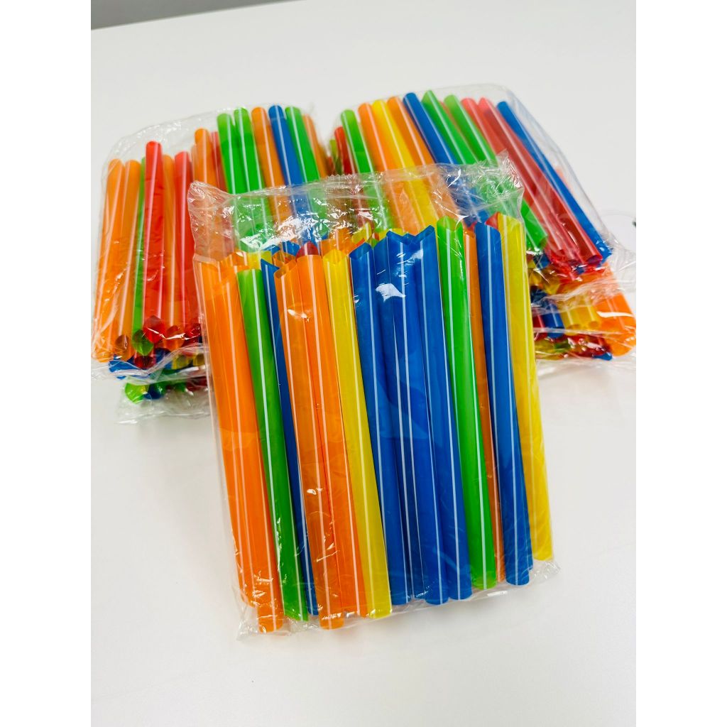 【SG STOCK】50PCS High Quality Bubble Tea Colour Straw (12mm) | Shopee ...