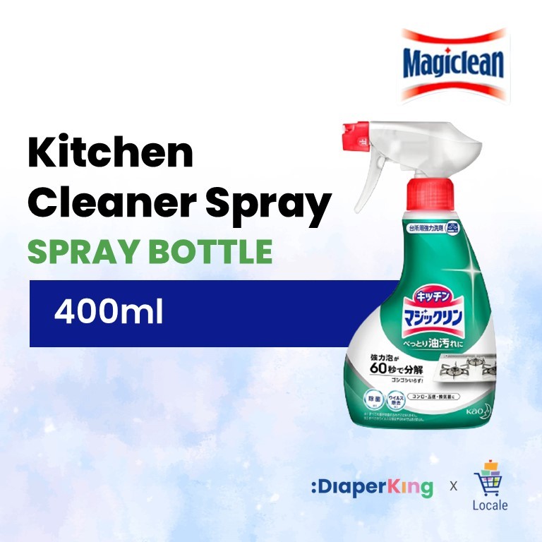 Kao Magiclean Kitchen Cleaner Foam Spray Bottle (400ml) | Shopee Singapore