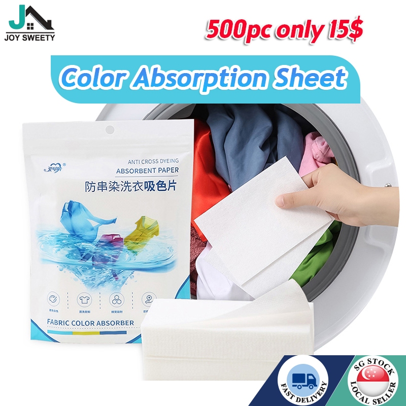 🔥SG🔥Laundry Colour catcher sheets / Dirt absorbent sheets /Colour ...