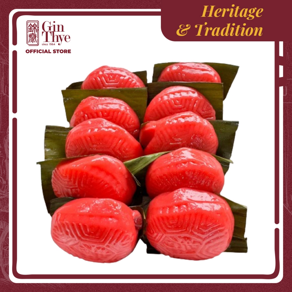 [30 PCS $1.20 EA] Gin Thye Traditional Ang Ku Kueh / Ang Yee Red ...