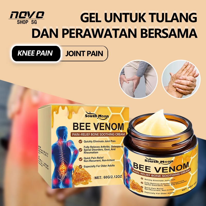 Bee Venom Joint Relief Cream 60g Knee Pain Relief joint arthritis pain ...