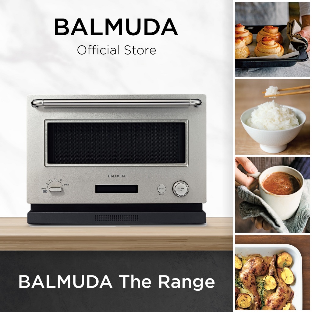 BALMUDA The Range - Latest Version - Stainless Steel - Microwave ...