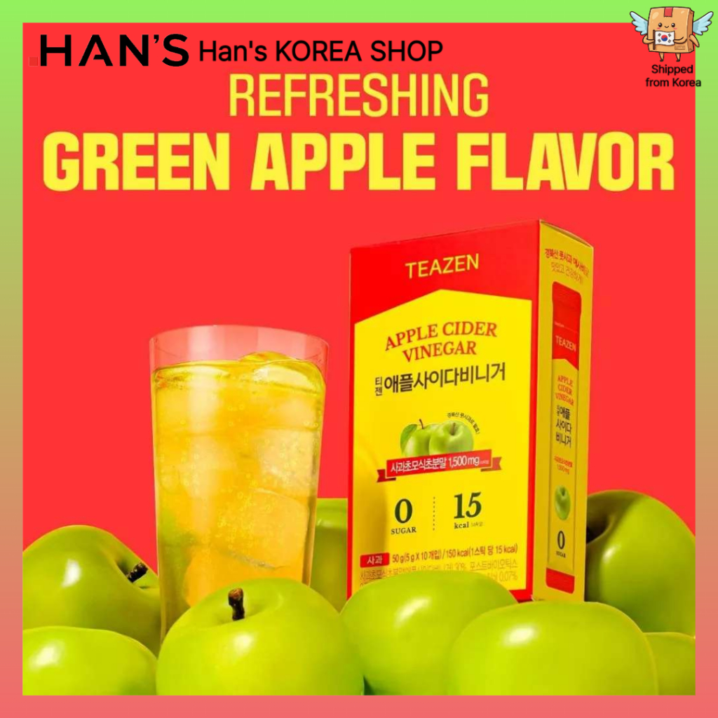 [TEAZEN] Apple Cider Vinegar Tea Powder | Refreshing Drink | No Sugar ...