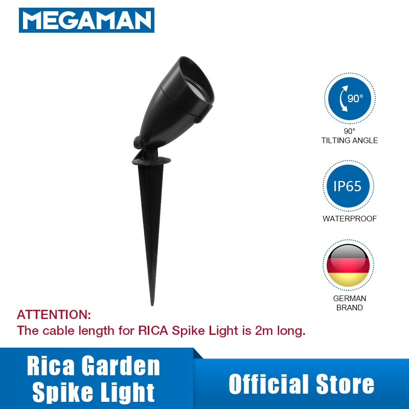 Megaman RICA Gargen Spike Light 13W Ultra Bright for Outdeer use IP65 ...