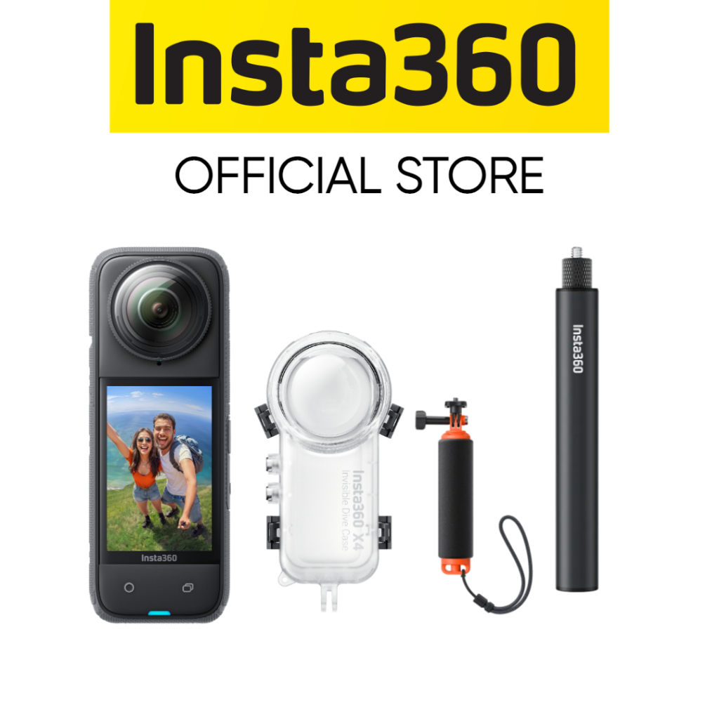Insta360 8K30fps 360 Action Camera - X4 Invisible Dive Kit | Shopee ...