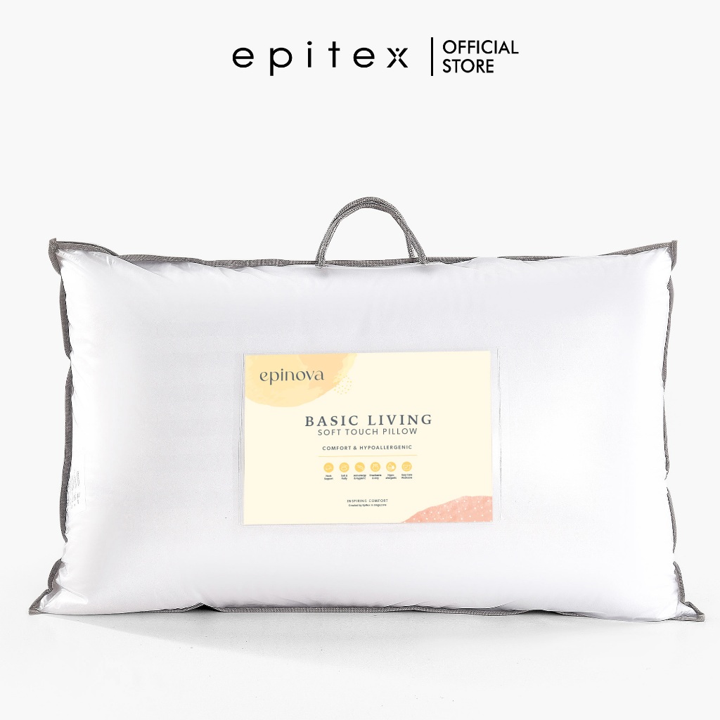 Epitex Soft Touch Living Pillow 850G | Neck Support | Adult Pillow ...