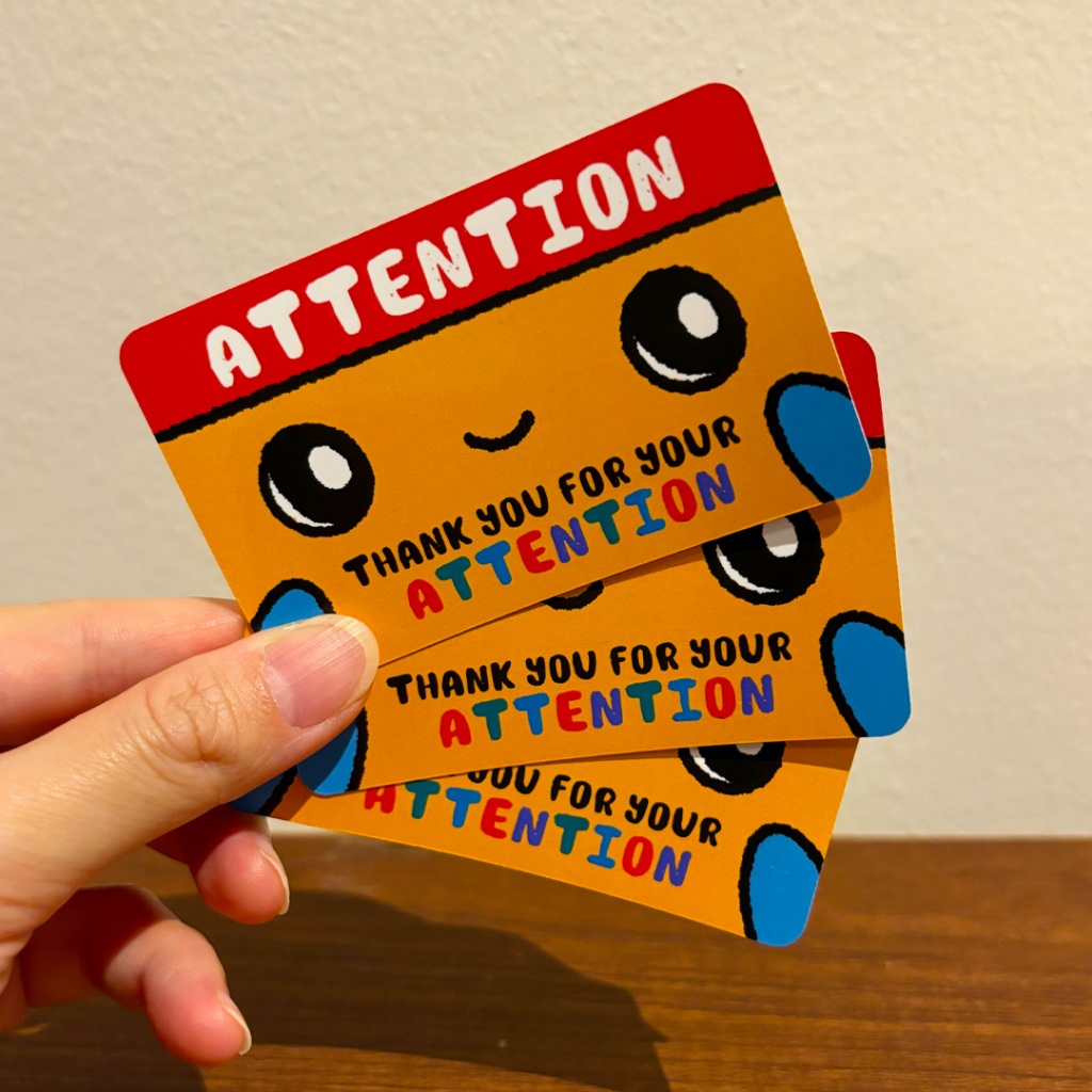 [ Thank You For Your Attention ] Sticker & Decal | Designed in SG ...