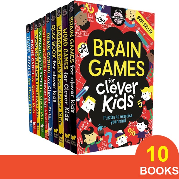 [SG Stock] Buster Brain Games Puzzle Book for Clever Kids: Word Games ...