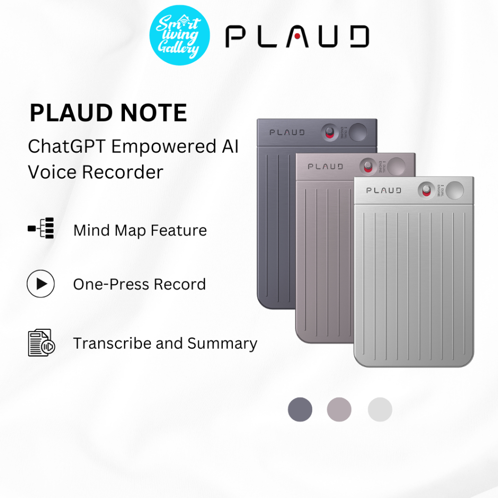 PLAUD NOTE ChatGPT Empowered AI Voice Recorder Transcription and ...
