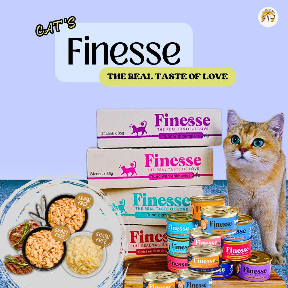 Finesse Cat Canned Food Grain-Free 85g (24 cans) | Shopee Singapore
