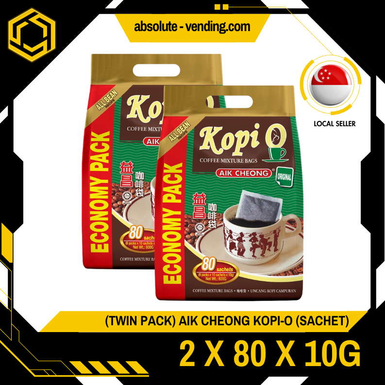 TWIN PACK large AIK CHEONG KOPI O
