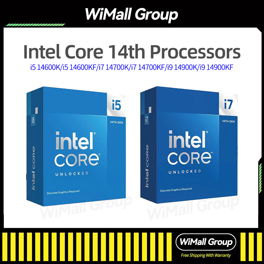 Intel Core 14th Gen Desktop Processors i5 14600K/i7 14700K/i7 14700KF ...