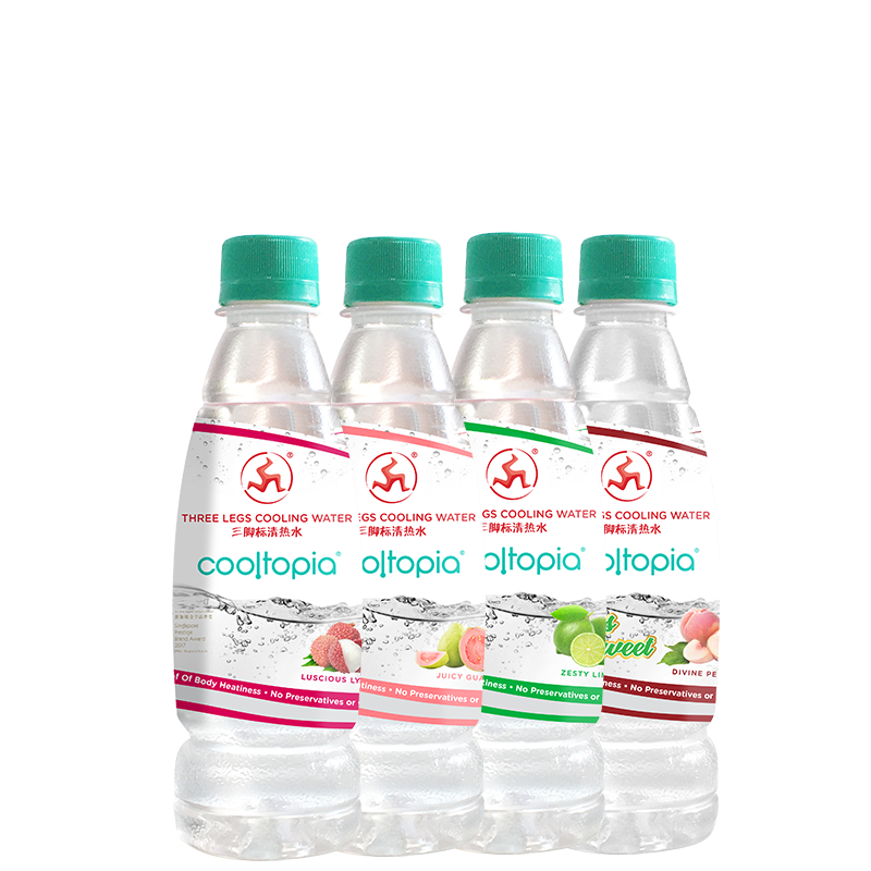Three Legs Cooling Water Cooltopia 三脚标果味清热水 | Shopee Singapore