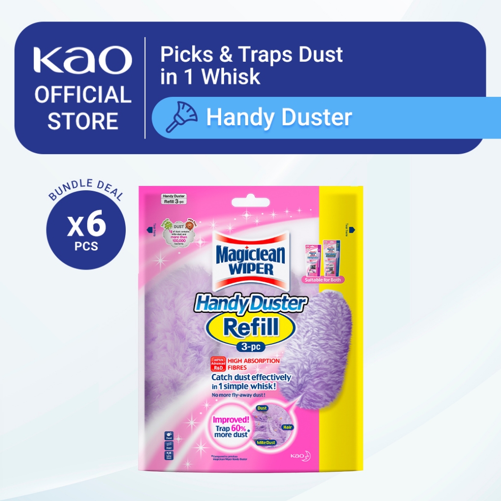 Magiclean Handy Duster Refill 3s (Bundle of 6) | Shopee Singapore