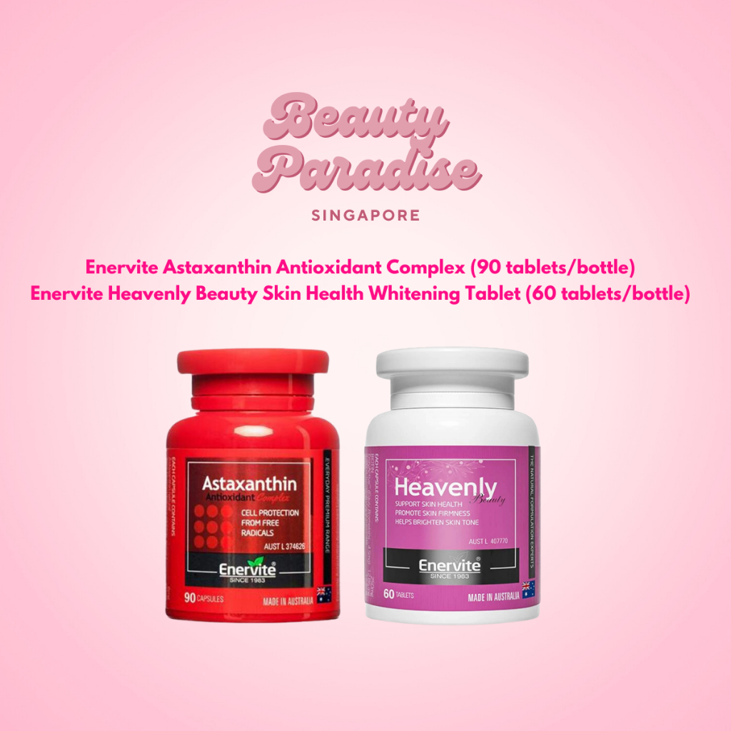 【SG Ready Stocks】 Enervite Astaxanthin Antioxidant Complex (90capsules ...