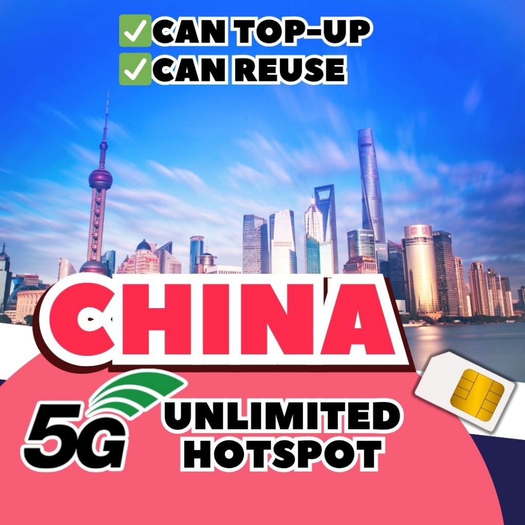 Joytel【 China SIM Card 】Can Use HK+Macau 3~15 Days Unlimited GB Travel Prepaid SIM 中国实体上网卡 ...