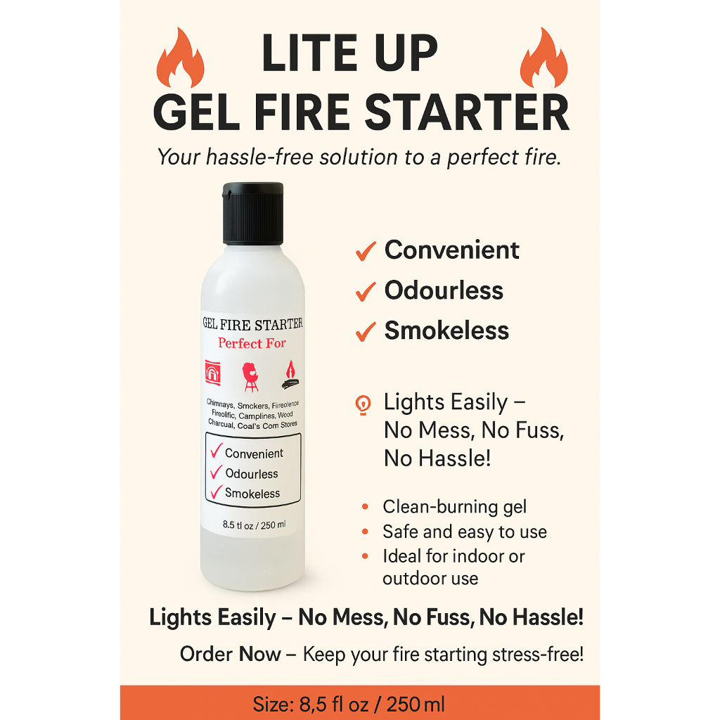 LITE UP GEL FIRE STARTER (250ML) | Shopee Singapore