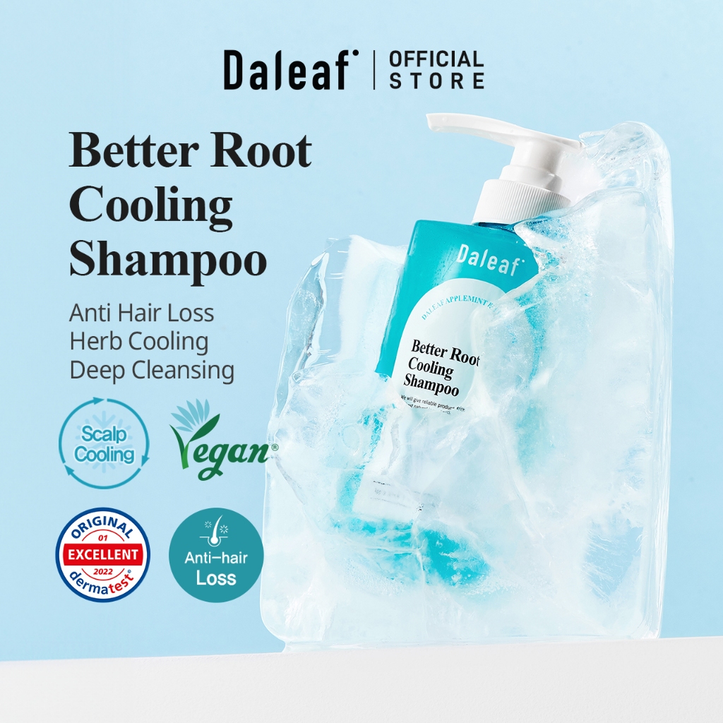 [DALEAF] Apple Mint Better Root Cooling Shampoo 500ml (Anti Hair Loss ...