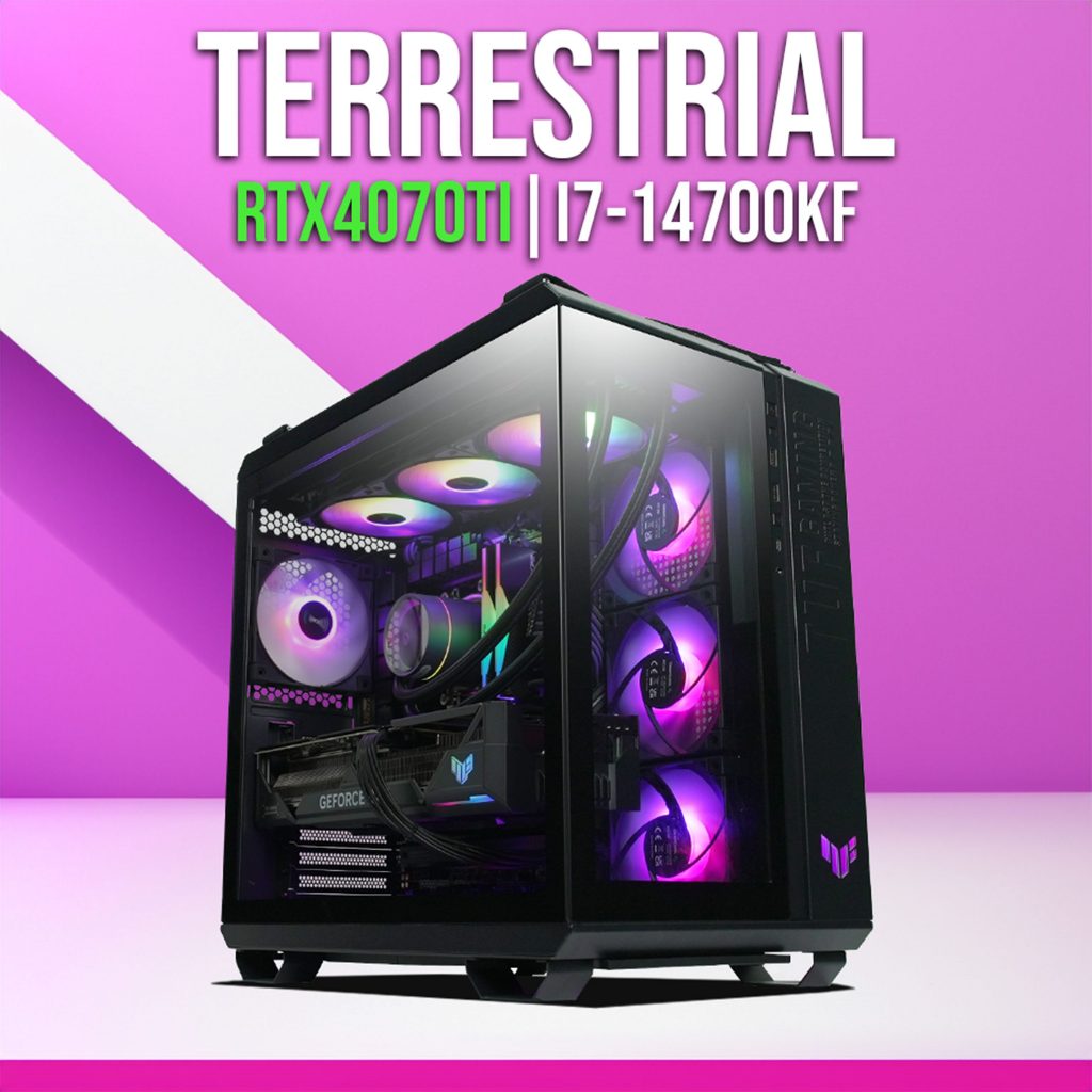 INVADER TERRESTRIAL T12 | RTX 4070TI | I7-14700KF GAMING DESKROP ...
