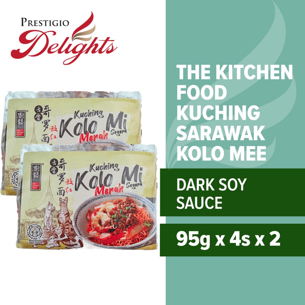 The Kitchen Food Sarawak Kuching Kolo Mi 95g x 4s Bundle of 2 | Shopee ...