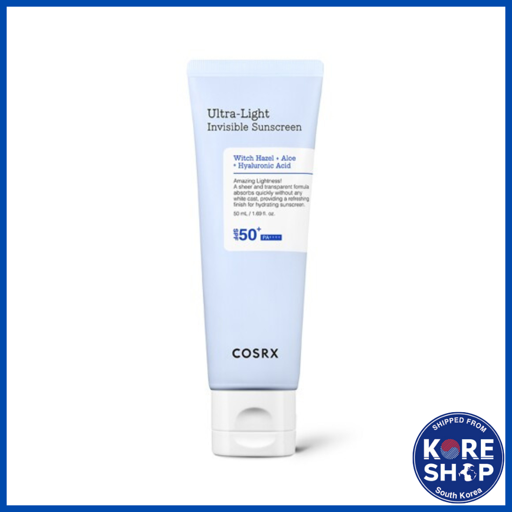 [COSRX] NEW, Ultra Light Invisible Sunscreen SPF 50 PA++++ (50ml / 1.69 fl.oz) | Shopee Singapore