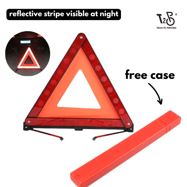 T2P Triangle Plate Triangular Breakdown Car Road Safety Reflectors ...