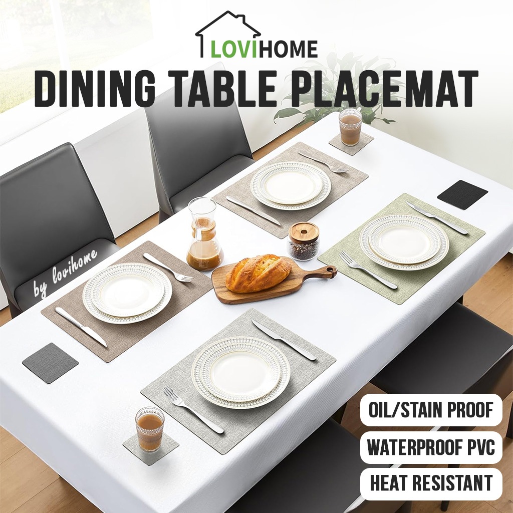 SG Japanese-style Placemat / placemats for dining table Kitchen ...