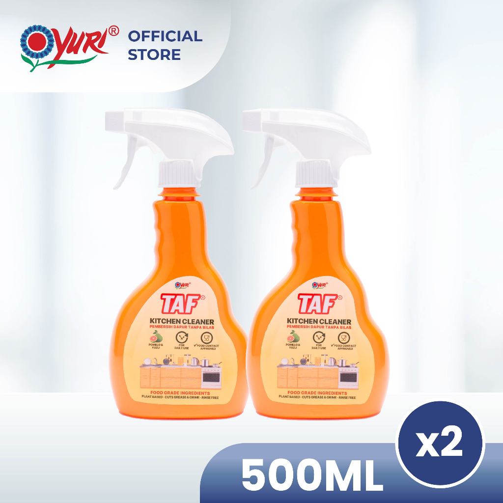 [Twin Pack] Yuri Taf Antibacterial Kitchen Cleaner Spray 500ml x2 ...