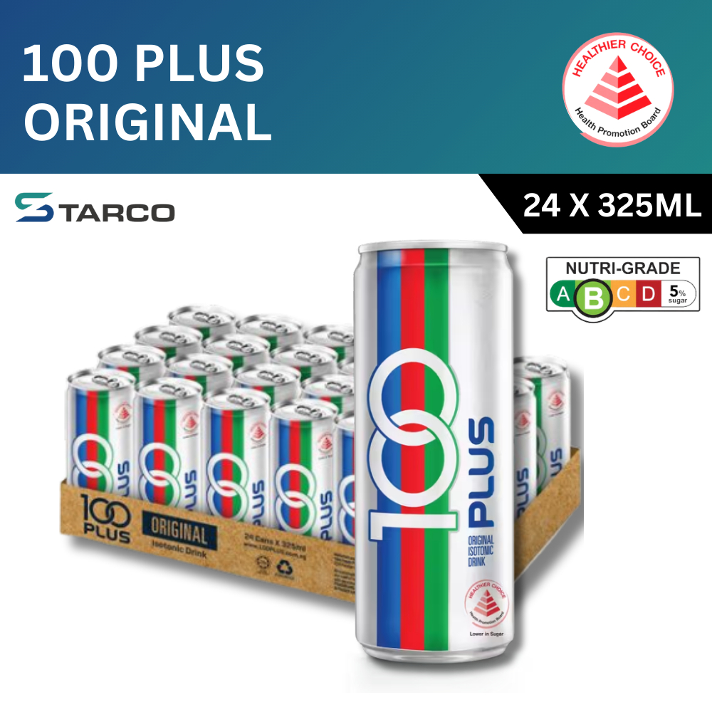 [STARCOGROUP] 100 Plus Original Can (24 x 325ml) | Shopee Singapore
