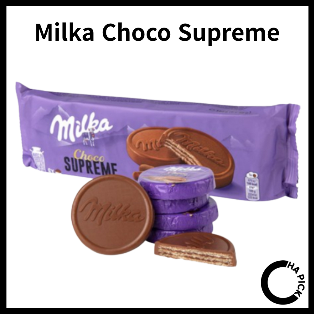 [Milka] Chocolate Supreme Biscuit /180g / 6P / Milk Chocolate Cream ...