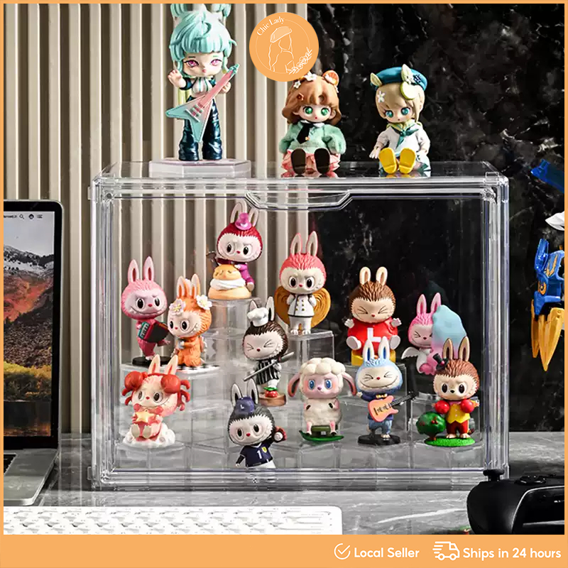 POP Mart Display Box Stackable Acrylic Display Case For Popmart ...