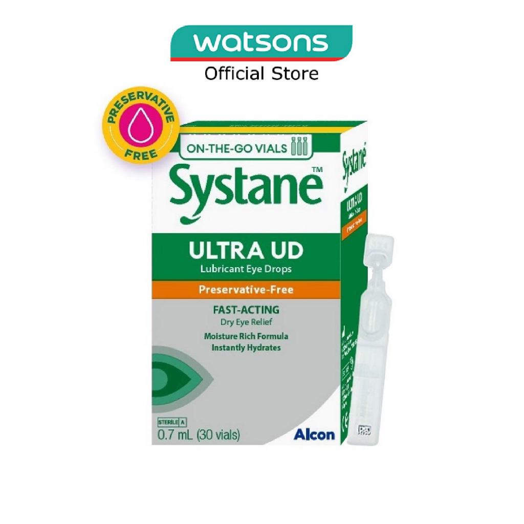 ALCON SYSTANE Ultra HD High Performance Lubricant Eye Drops 0.7ml x 30s ...