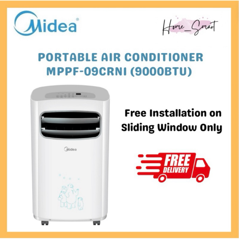 Midea MPPF-09CRN1 (9000BTU) Portable Air Conditioner | Shopee Singapore