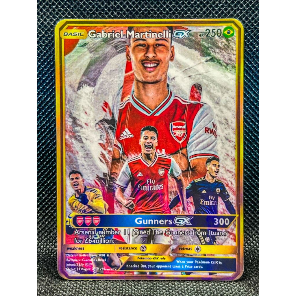 Arsenal - Gabriel Martinelli GX Pokemon Card | Shopee Singapore
