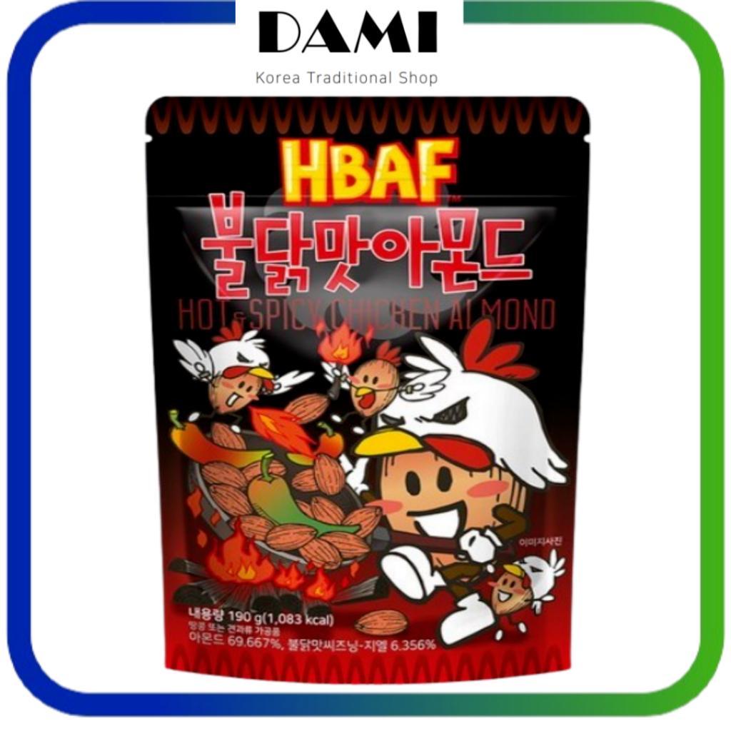 HBAF Buldak Flavor Almond 190 g x 1 pcs [Korea Snack] | Shopee Singapore