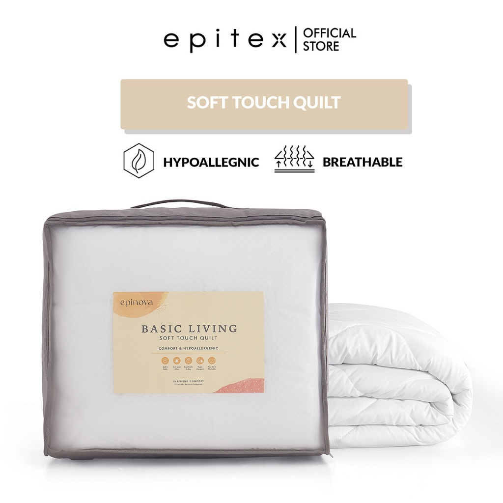 Epitex EPINOVA Soft Touch Basic Living Quilt | Duvet Comforter | Summer ...
