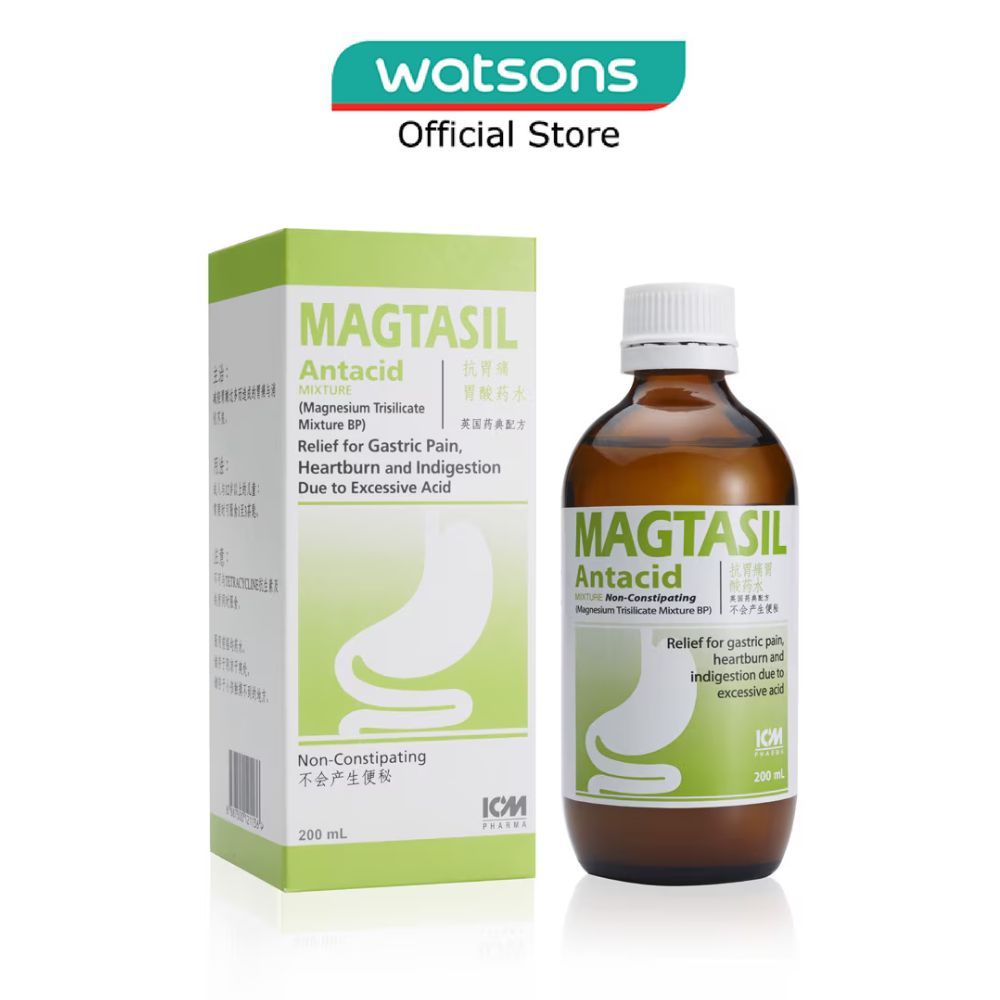 ICM Magtasil Antacid Mixture 200ml | Shopee Singapore