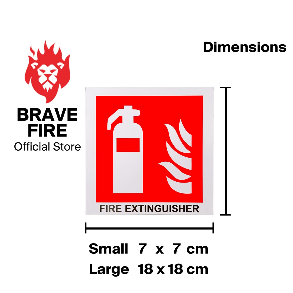 Fire Extinguisher Signage SG Fire Code Ready | Shopee Singapore