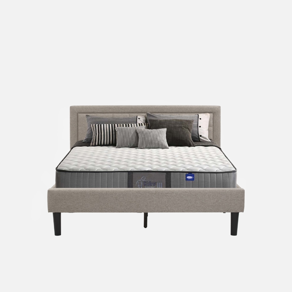 VHIVE 10” Chiro Essential 3 Miracoil Spring Mattress (Firm, Spinal ...