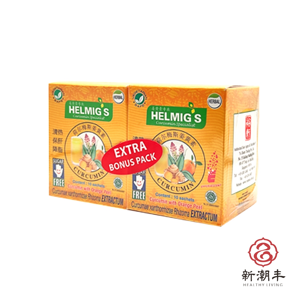 Helmig's Curcumin Effervescent Extra Bonus Pack 10'S X2 Free 2 Packs ...